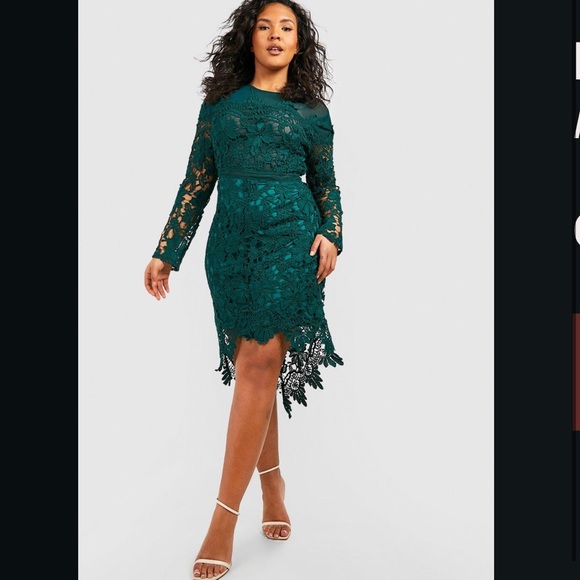 Boohoo Plus | Dresses | Super Cute Formal Embroidered Dress | Poshmark